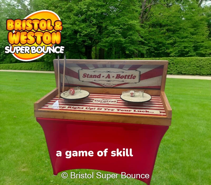 Stand a bottle carnival game - Bouncy Castle Hire in Bristol, Weston ...